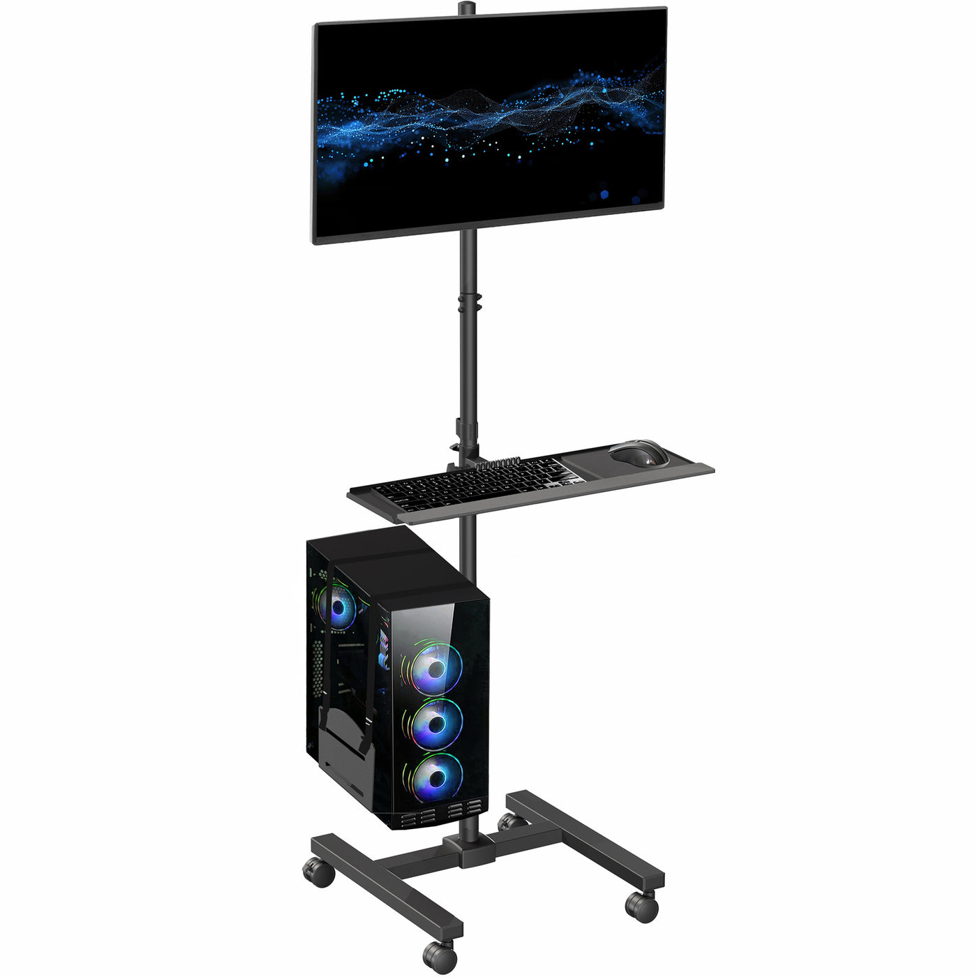 Mobile Computer Workstation – VIVO - desk solutions, screen mounting ...
