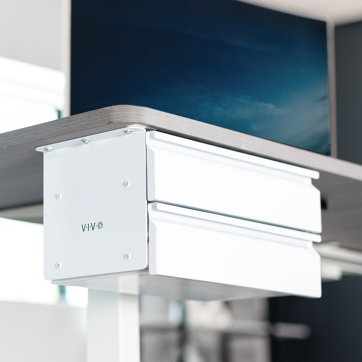 Pull Out 16" Dual Level Under Desk Drawer – VIVO - desk solutions ...