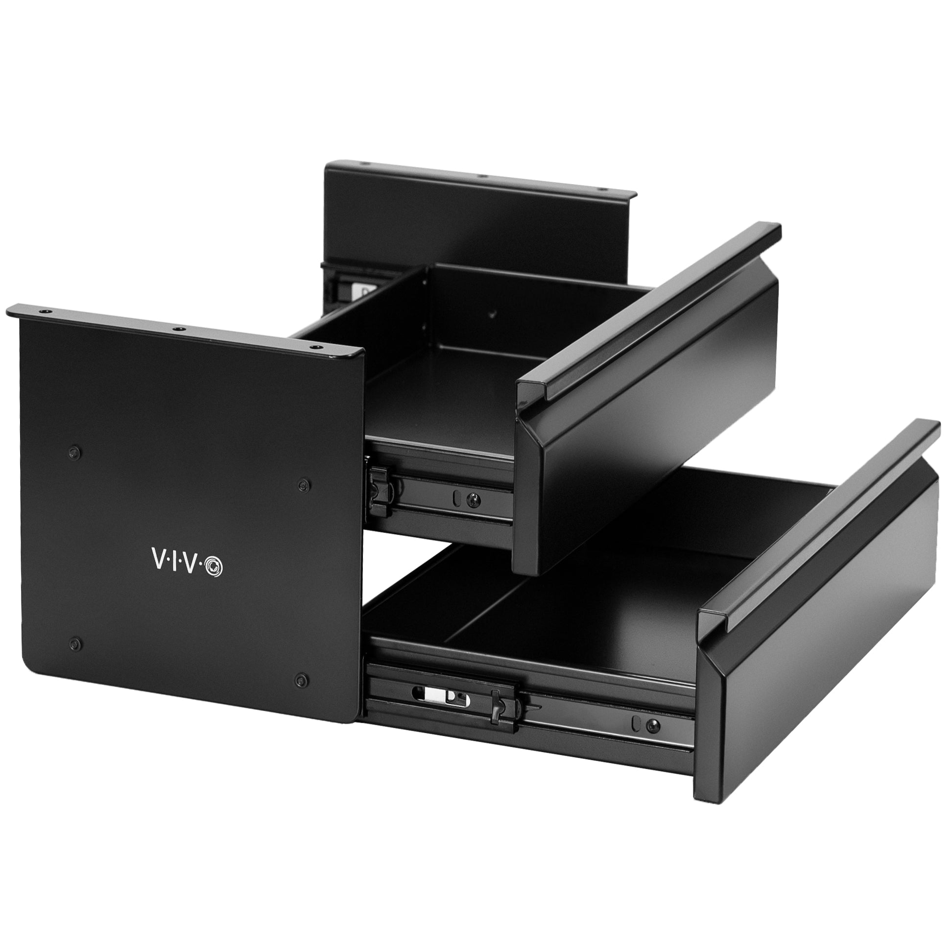 Pull Out 16" Dual Level Under Desk Drawer – VIVO - desk solutions ...