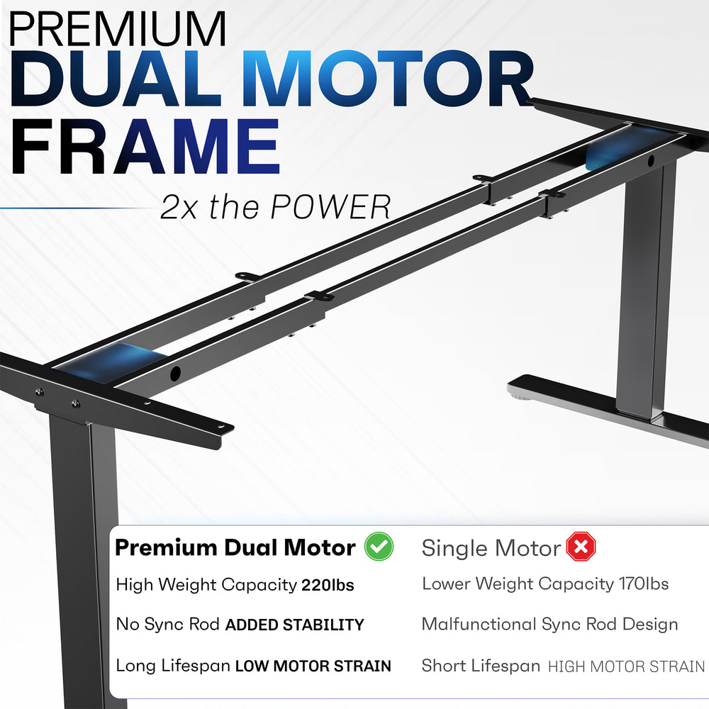 E2 Series - 71" x 36" Dual Motor Electric Desk – VIVO - desk solutions ...