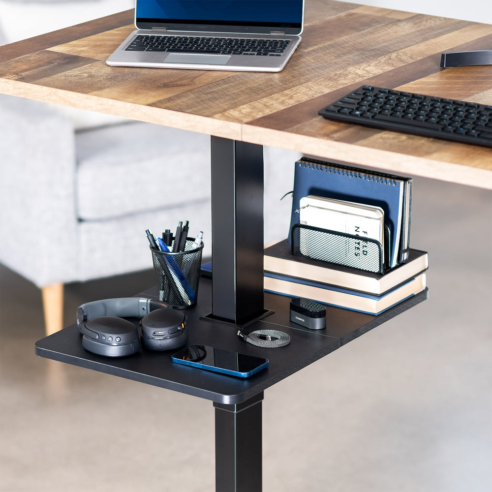 16" Under Desk Leg Shelf – VIVO - desk solutions, screen mounting, and more