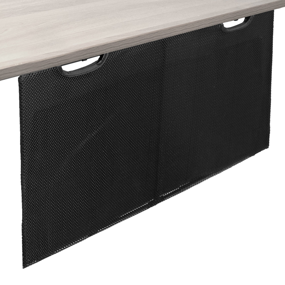 Black Cable Management Desk Skirt – VIVO - desk solutions, screen ...