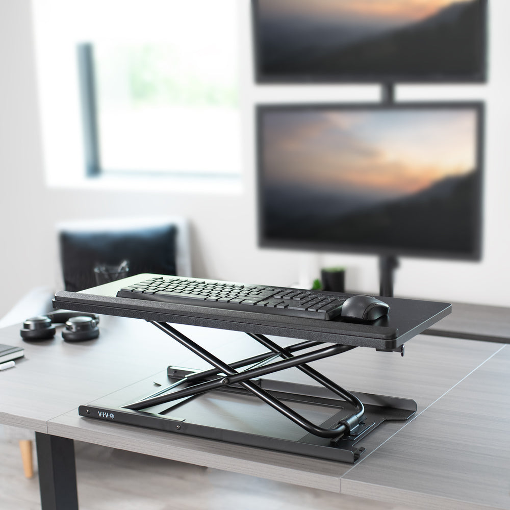 27" Keyboard Riser – VIVO - desk solutions, screen mounting, and more