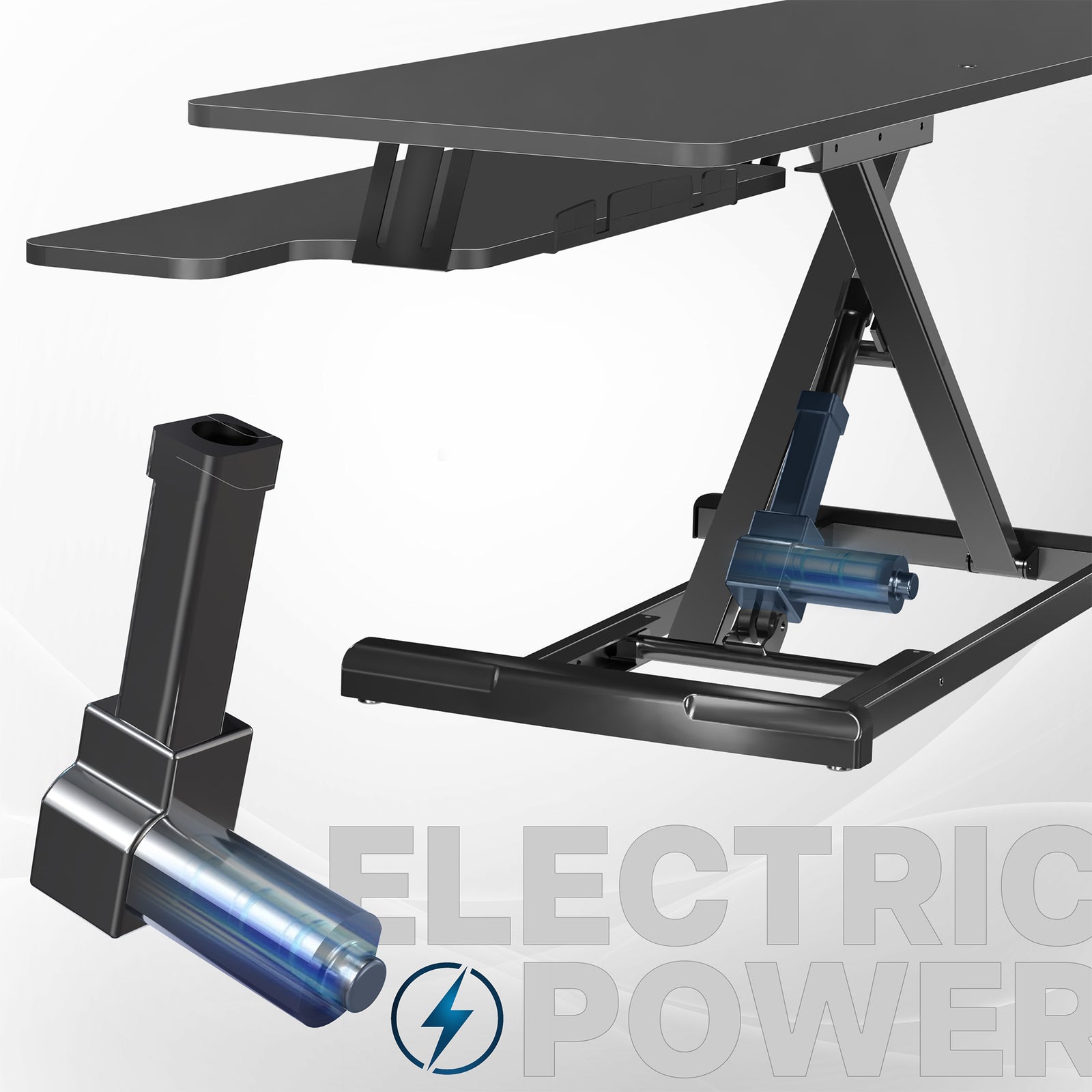 Electric Desk Riser – VIVO - desk solutions, screen mounting, and more