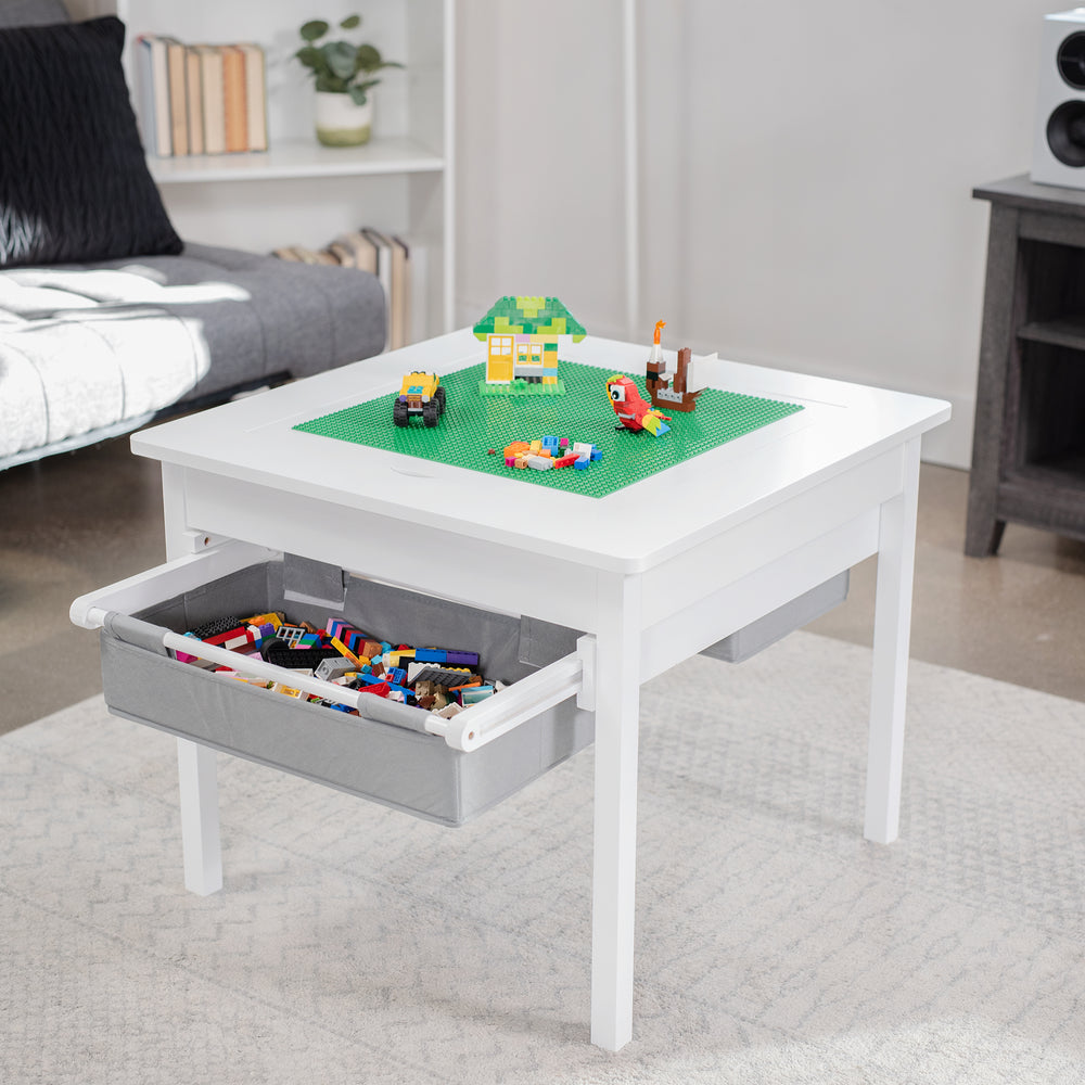Life Finds by VIVO Table with Storage Drawers Designed for Lego Bricks ...