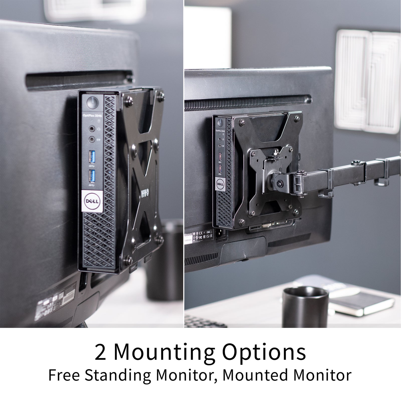 Mount Designed for Dell OptiPlex Micro – VIVO - desk solutions, screen ...