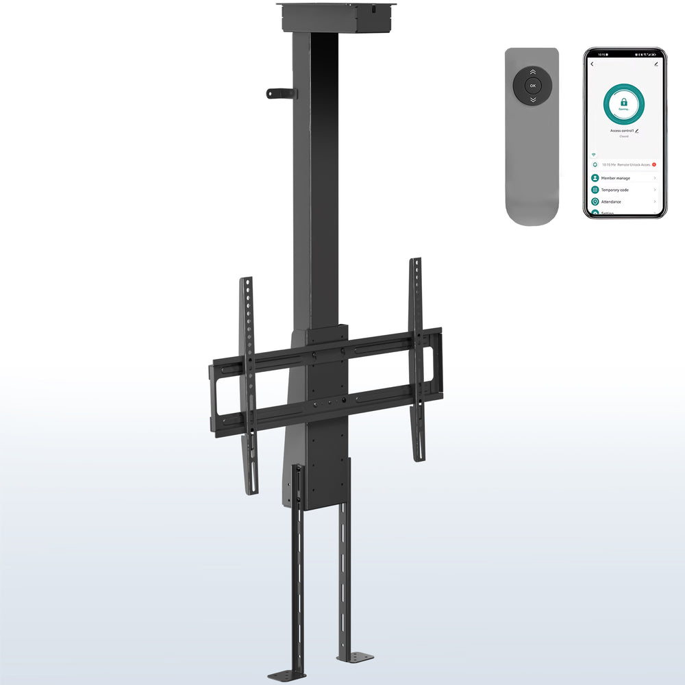 Motorized Large TV Mount with Remote Control - 43” to 88” Screens ...