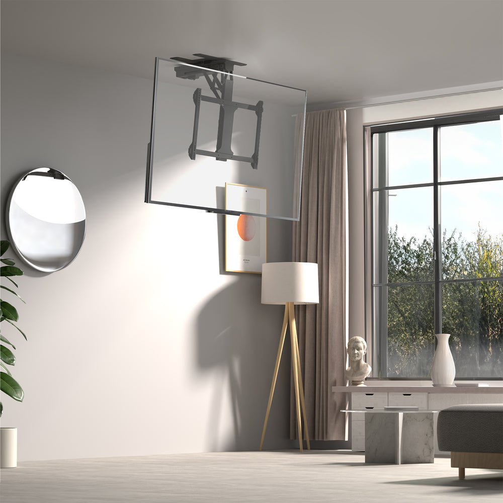 Electric Flip Down / Swivel Ceiling 32” to 70” TV Mount – VIVO - desk ...