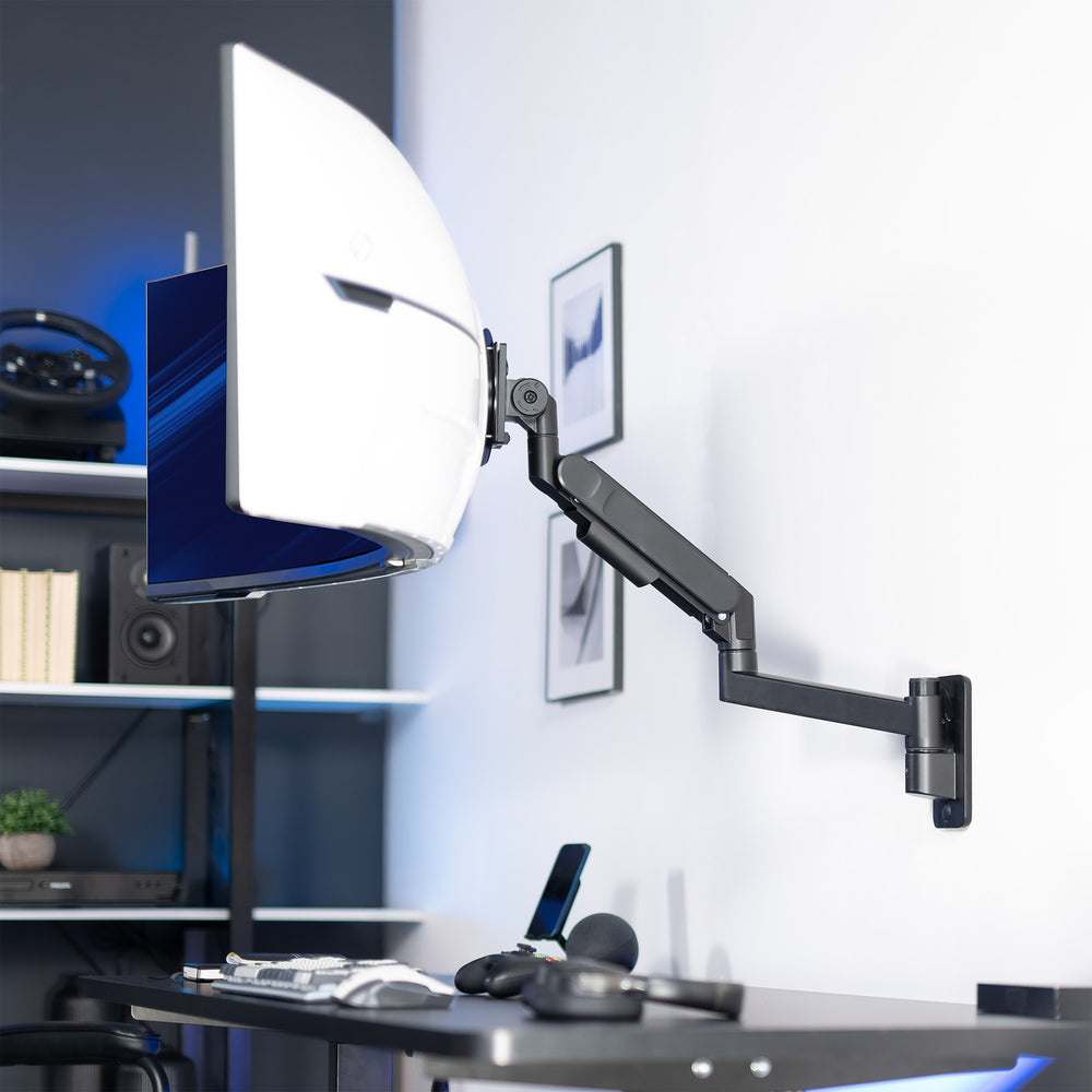 Single Ultrawide Monitor Wall Mount - Up to 57" Screens – VIVO - desk ...