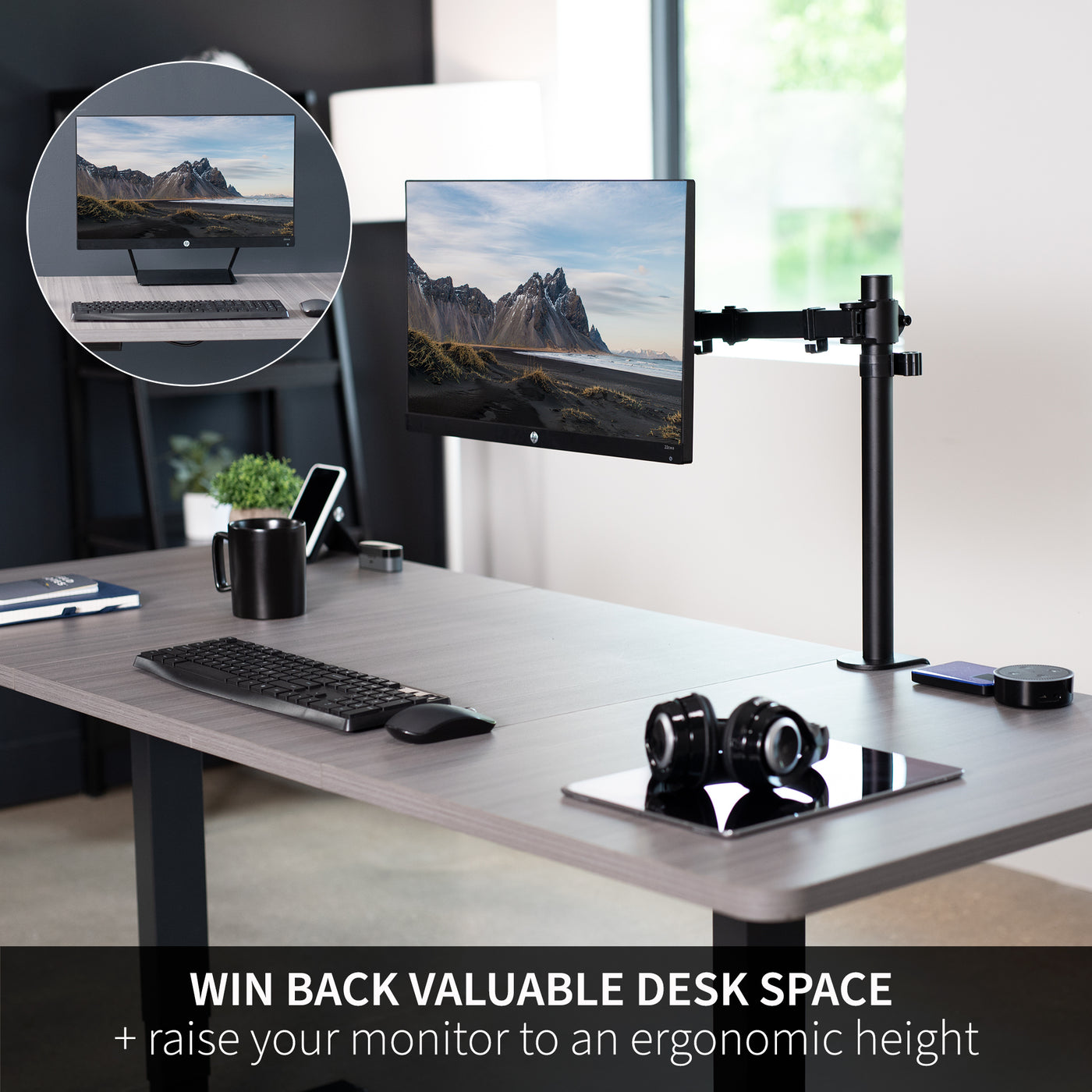 VESA Adapter for Compatible HP Pavilion Monitors – VIVO - desk ...