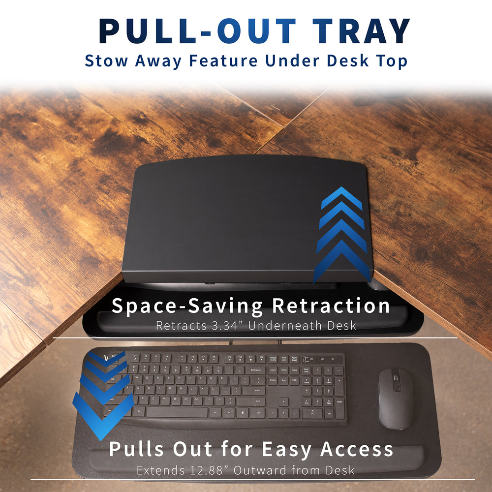 Corner Desk Keyboard Tray – VIVO - desk solutions, screen mounting, and ...