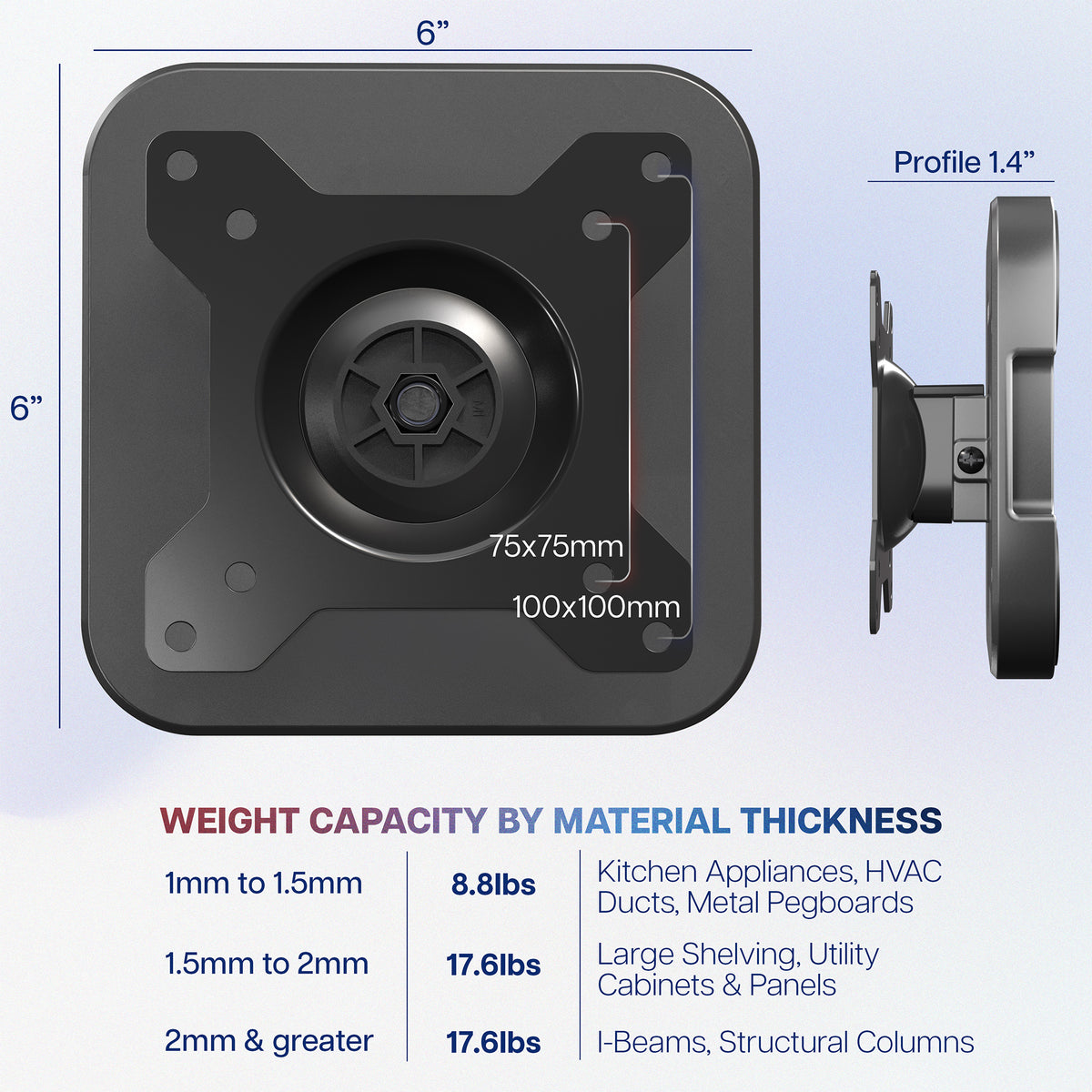 Magnetic Monitor Mount – VIVO - desk solutions, screen mounting, and more