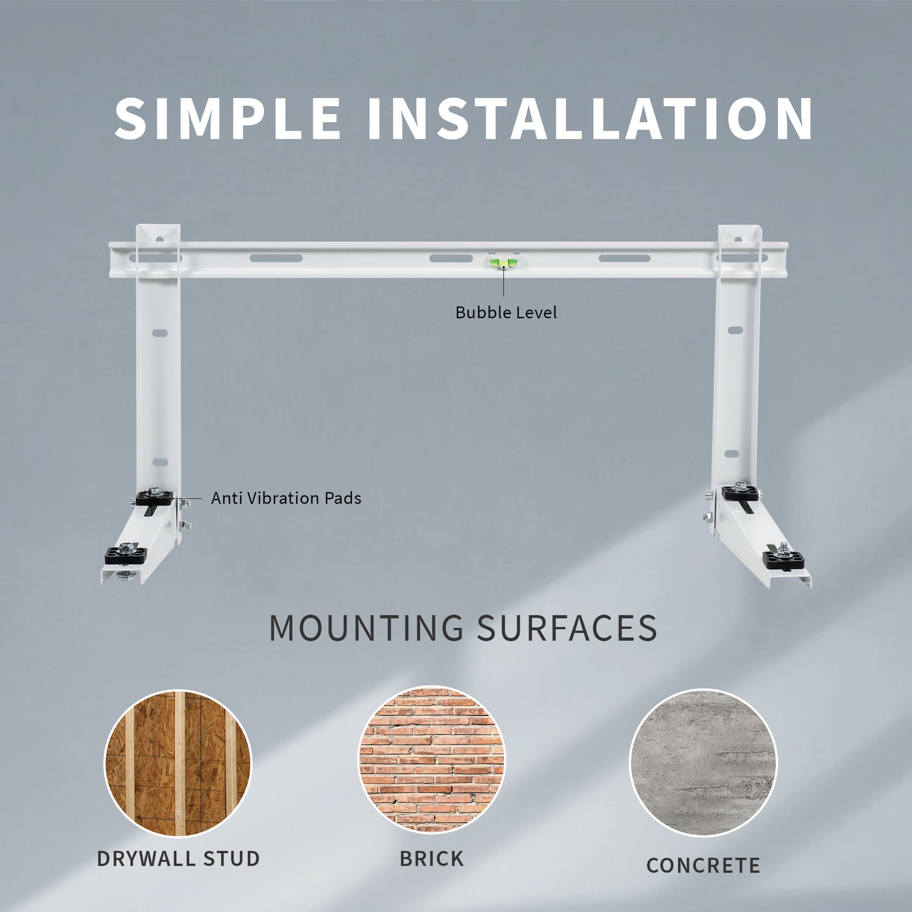 Mini Split Air Conditioner Wall Mount – VIVO - desk solutions, screen ...