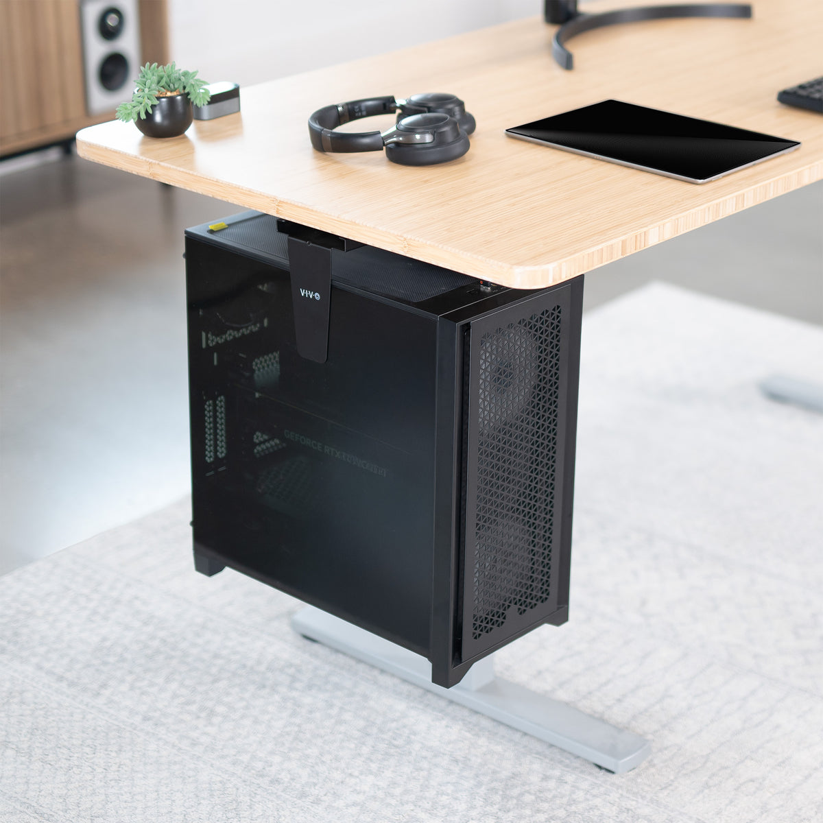 Under Desk and Wall Large PC Mount – VIVO - desk solutions, screen ...