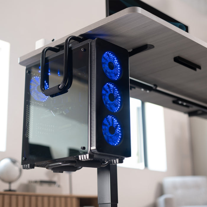 Heavy Duty Under Desk PC Mount – VIVO - desk solutions, screen mounting ...