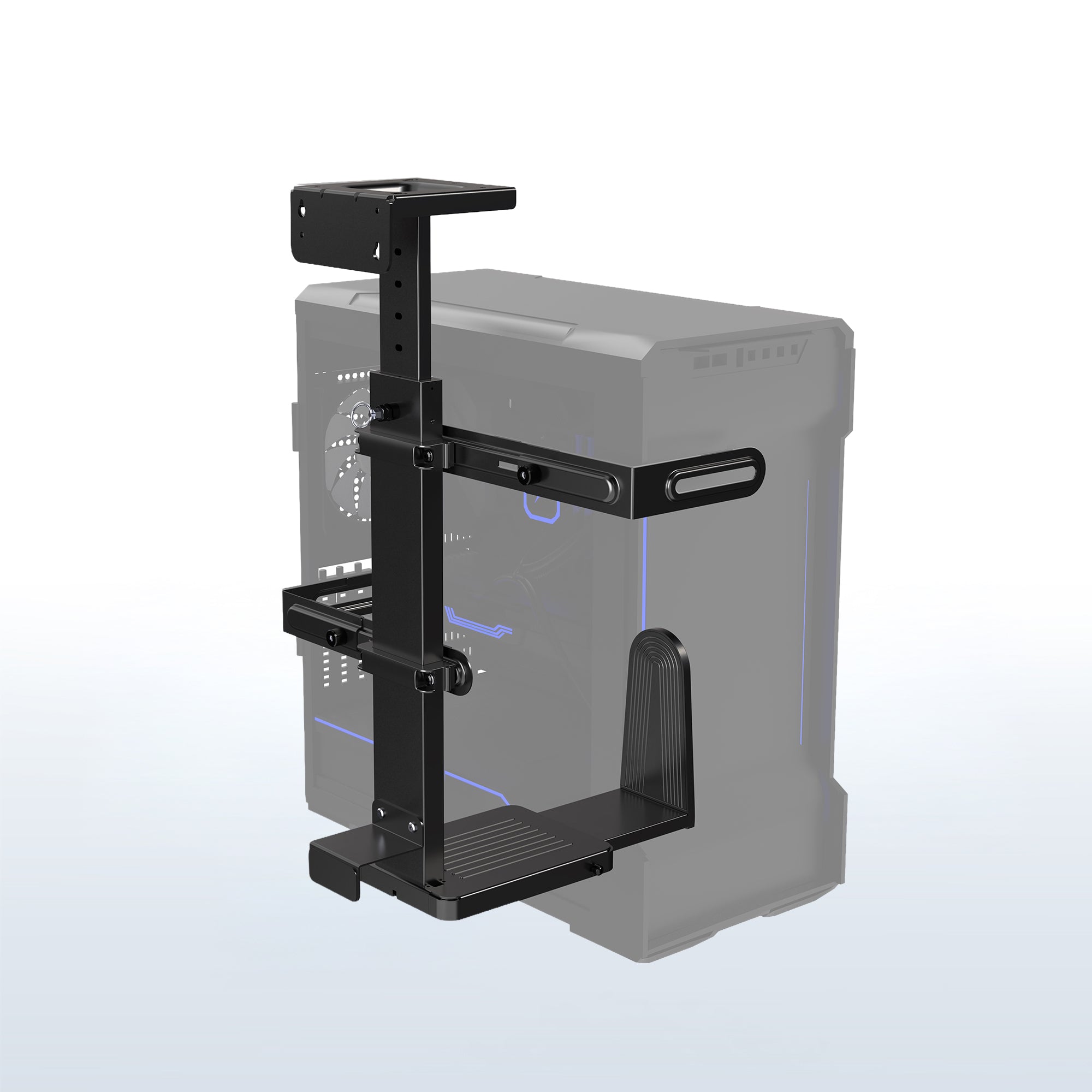Large Under Desk and Wall PC Mount – VIVO - desk solutions, screen ...