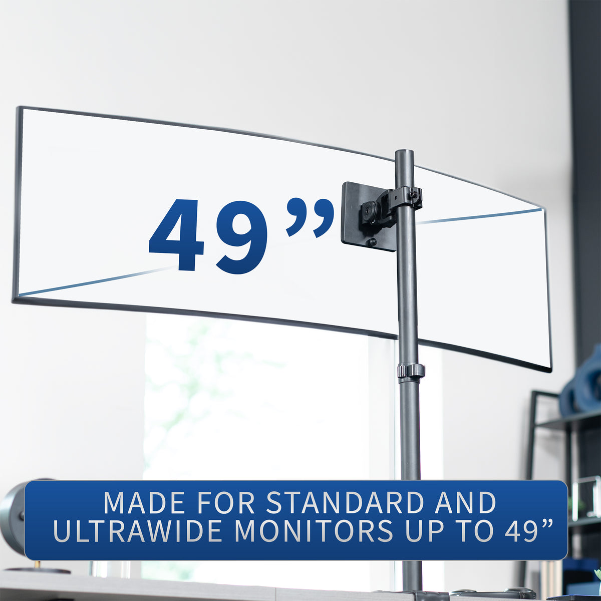 Pole Mount Ultrawide Monitor Bracket - Up to 49" Screens – VIVO - desk ...