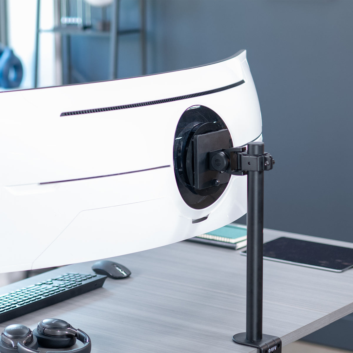 Pole Mount Ultrawide Monitor Bracket - Up to 49" Screens – VIVO - desk ...