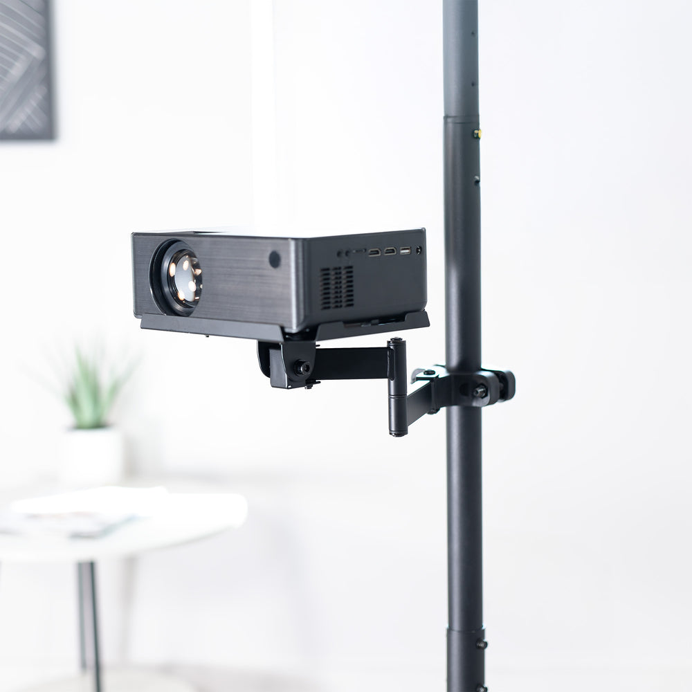 Pole Mount Shelf with Articulating Arm – VIVO - desk solutions, screen ...