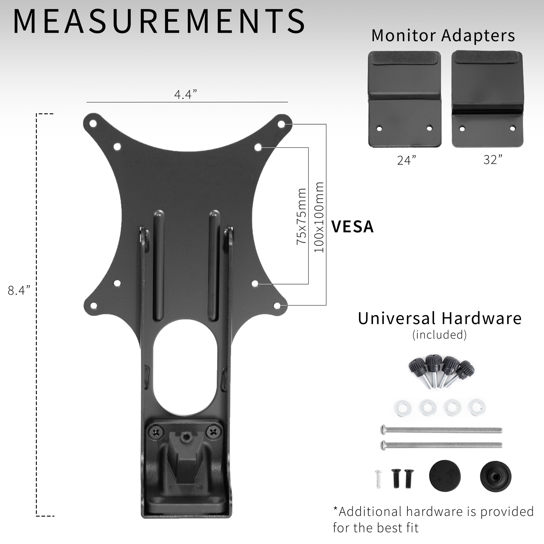 VESA Adapter for Compatible Samsung Monitors – VIVO - desk solutions ...