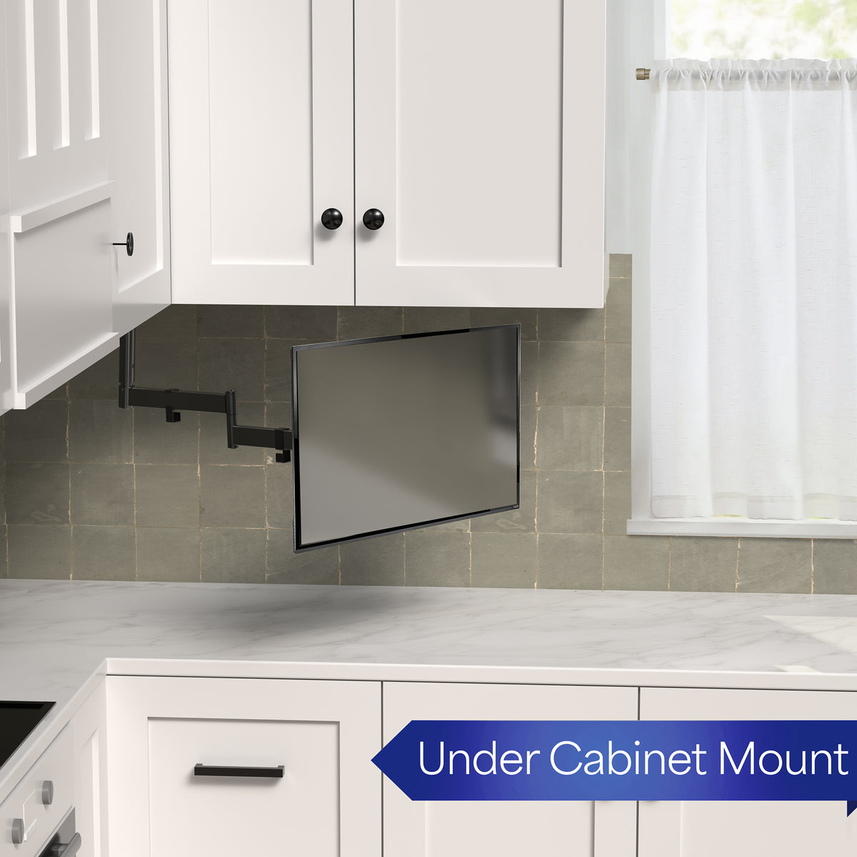 Under Cabinet Articulating Single 13" to 27" Monitor/TV Mount – VIVO ...