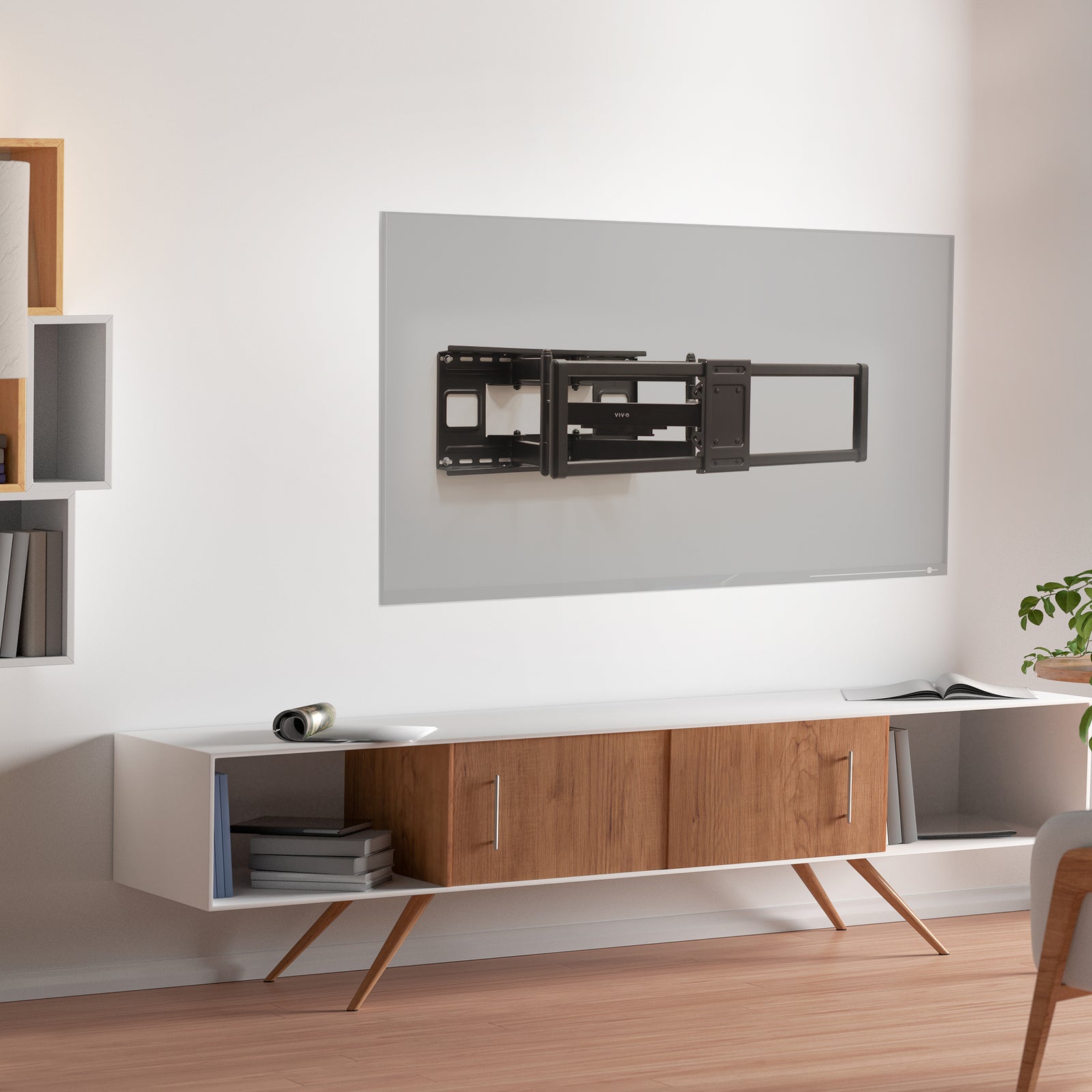 Full Motion Extra Large 60” to 120” TV Wall Mount – VIVO - desk ...