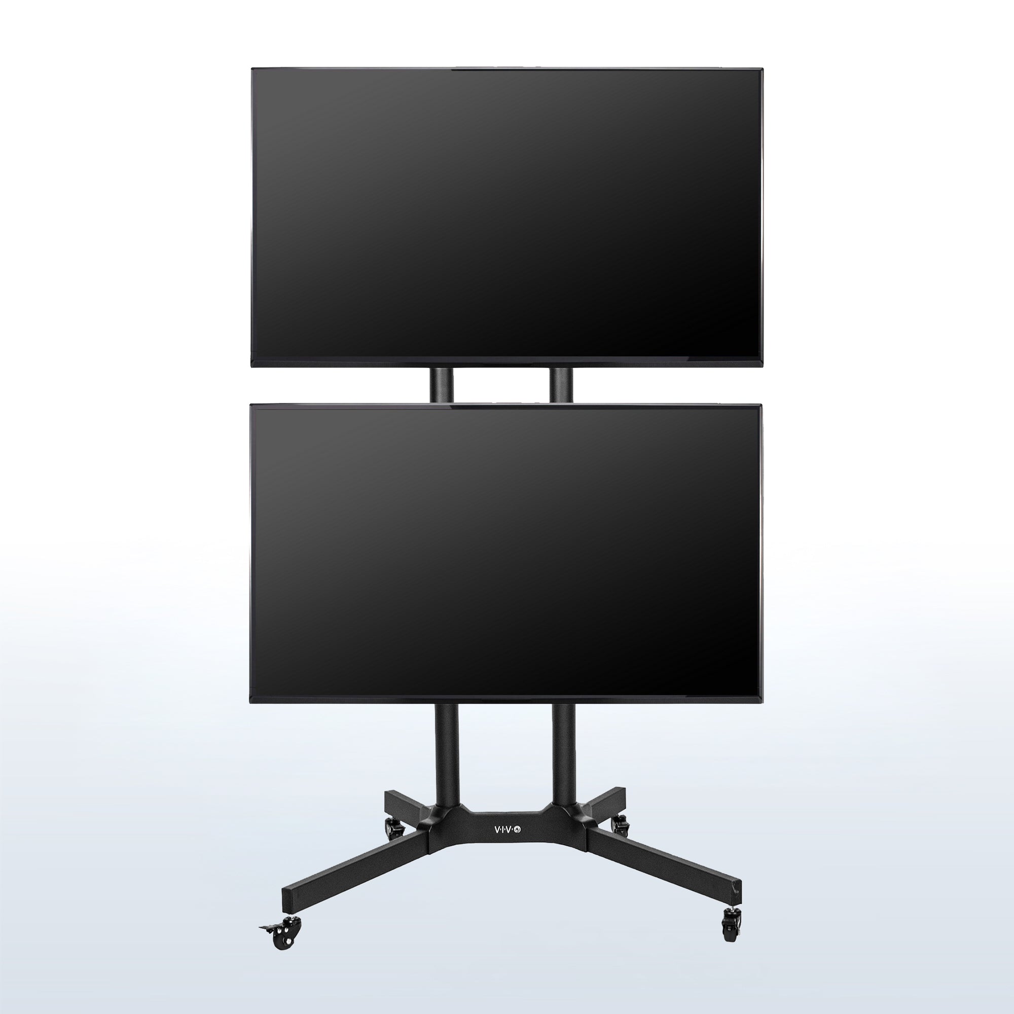 Dual Screen TV Cart - 32" to 65" Screens – VIVO - desk solutions ...