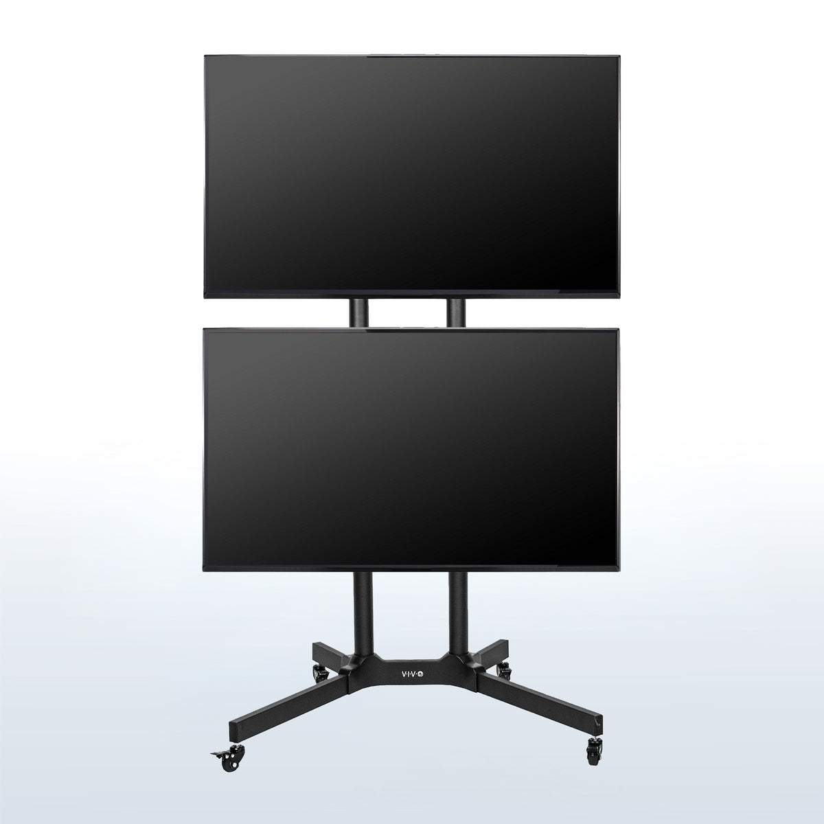 Dual Screen TV Cart - 32" to 65" Screens – VIVO - desk solutions ...