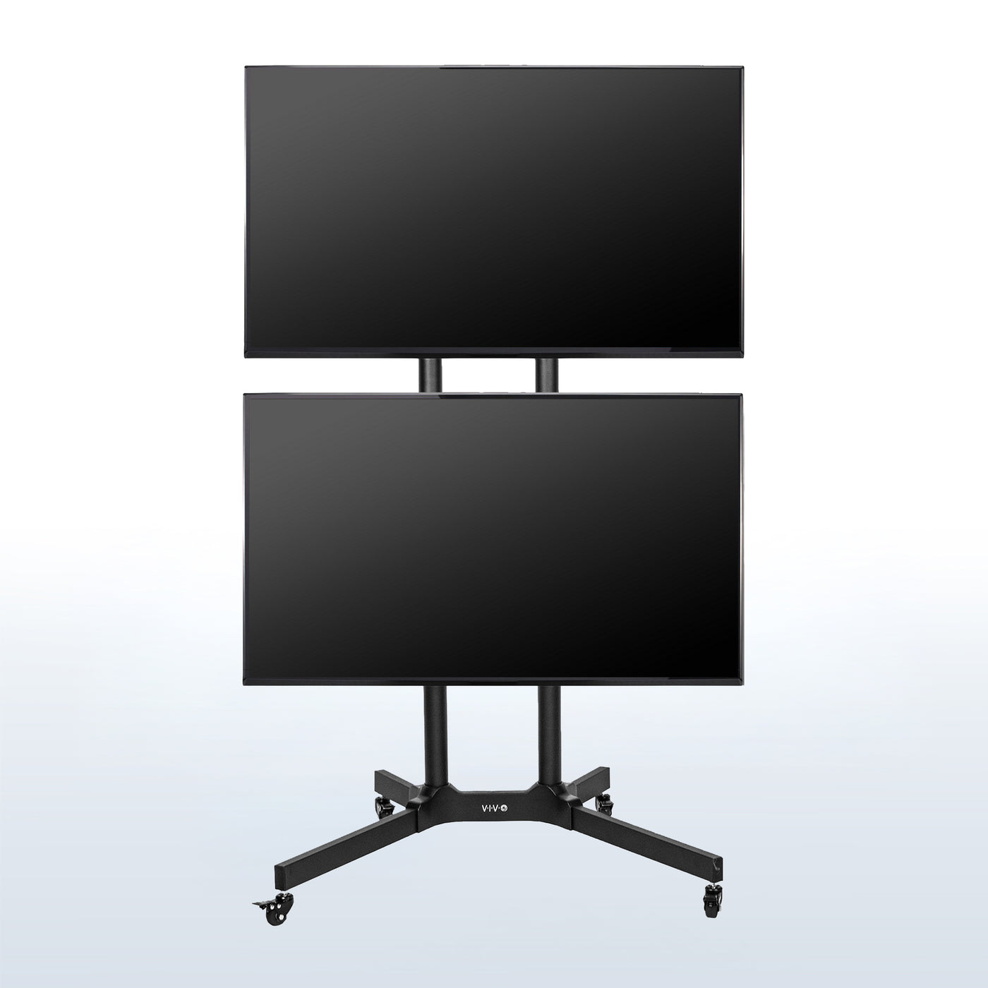 Dual Screen TV Cart - 32" to 65" Screens – VIVO - desk solutions ...
