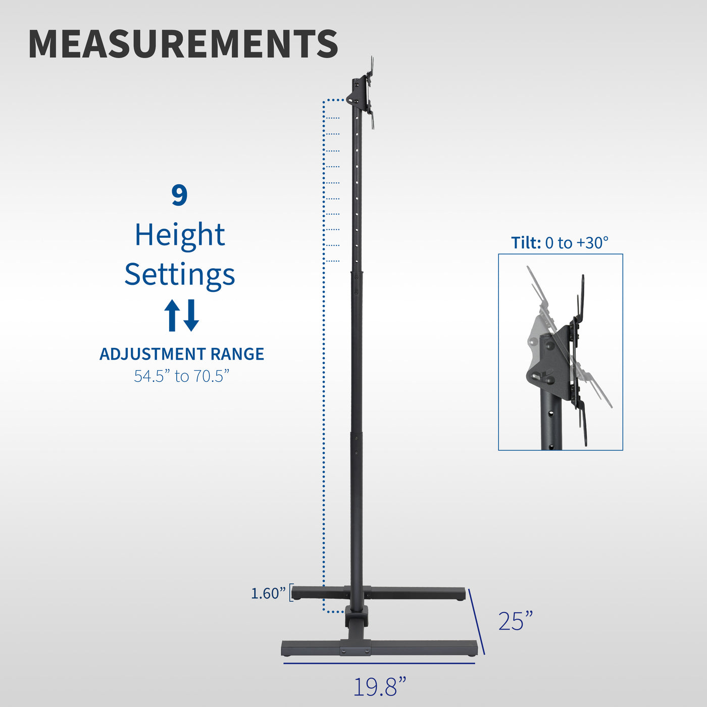TV Stand for Treadmills & Ellipticals – VIVO - desk solutions, screen ...