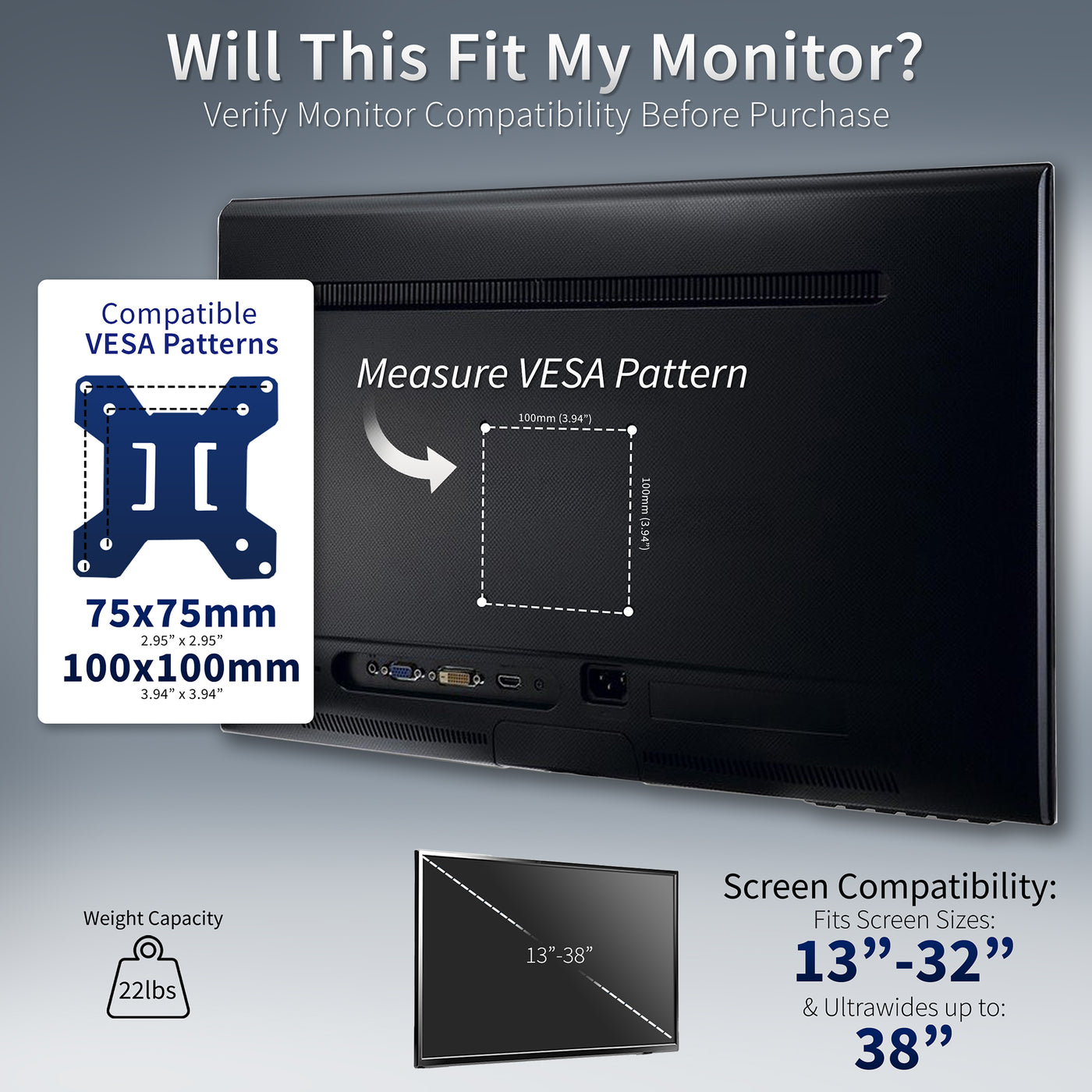 Single Monitor Desk Mount - Up to 38" Screens – VIVO - desk solutions ...