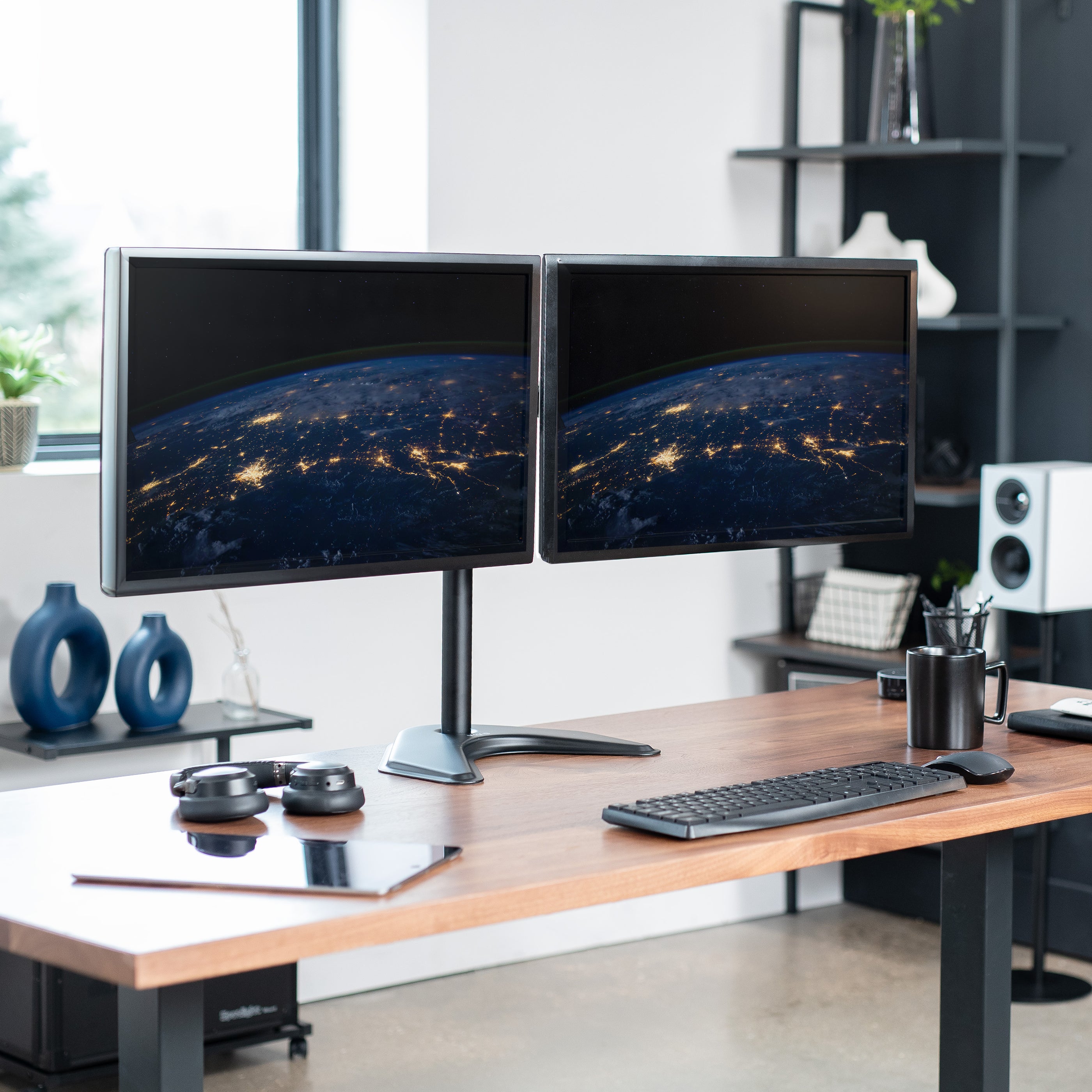 Dual Monitor Desk Stand - Up to 38" Screens – VIVO - desk solutions ...