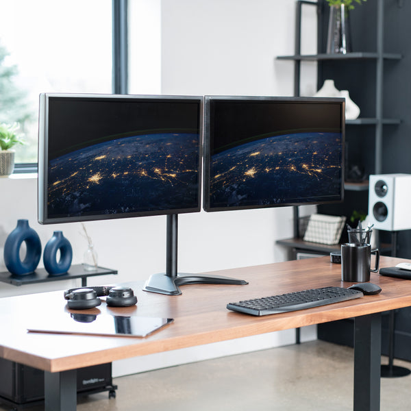 Dual Monitor Desk Stand - Up to 38" Screens – VIVO - desk solutions ...