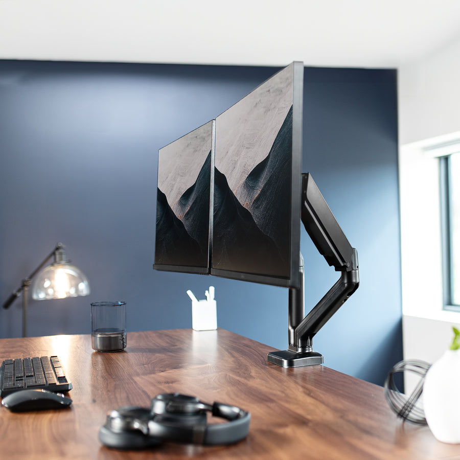 Dual Monitor Mounts – VIVO - desk solutions, screen mounting, and more