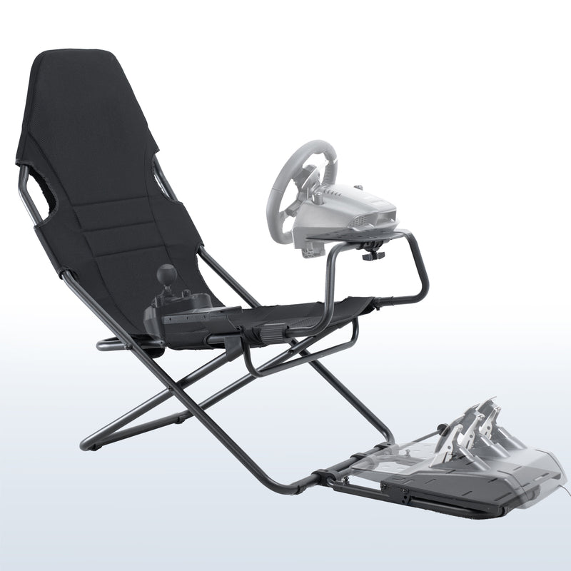 Folding Racing Simulator Cockpit – VIVO - desk solutions, screen ...