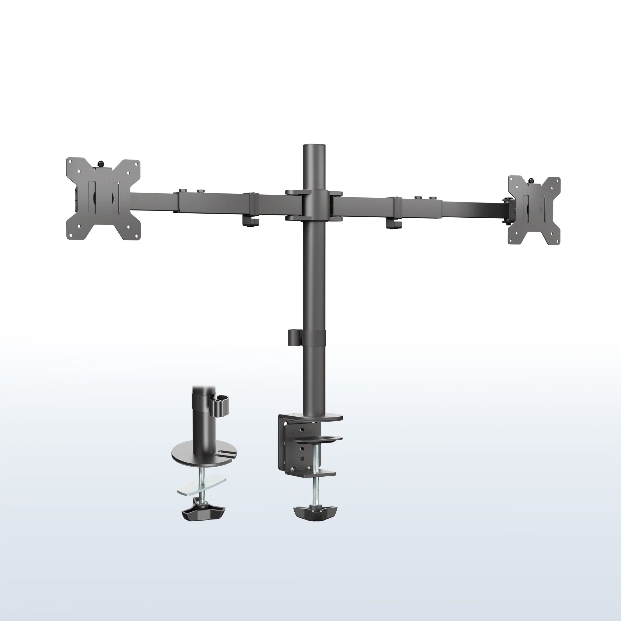 Dual Monitor Telescoping Desk Stand - 21” to 32” Screens – VIVO - desk ...
