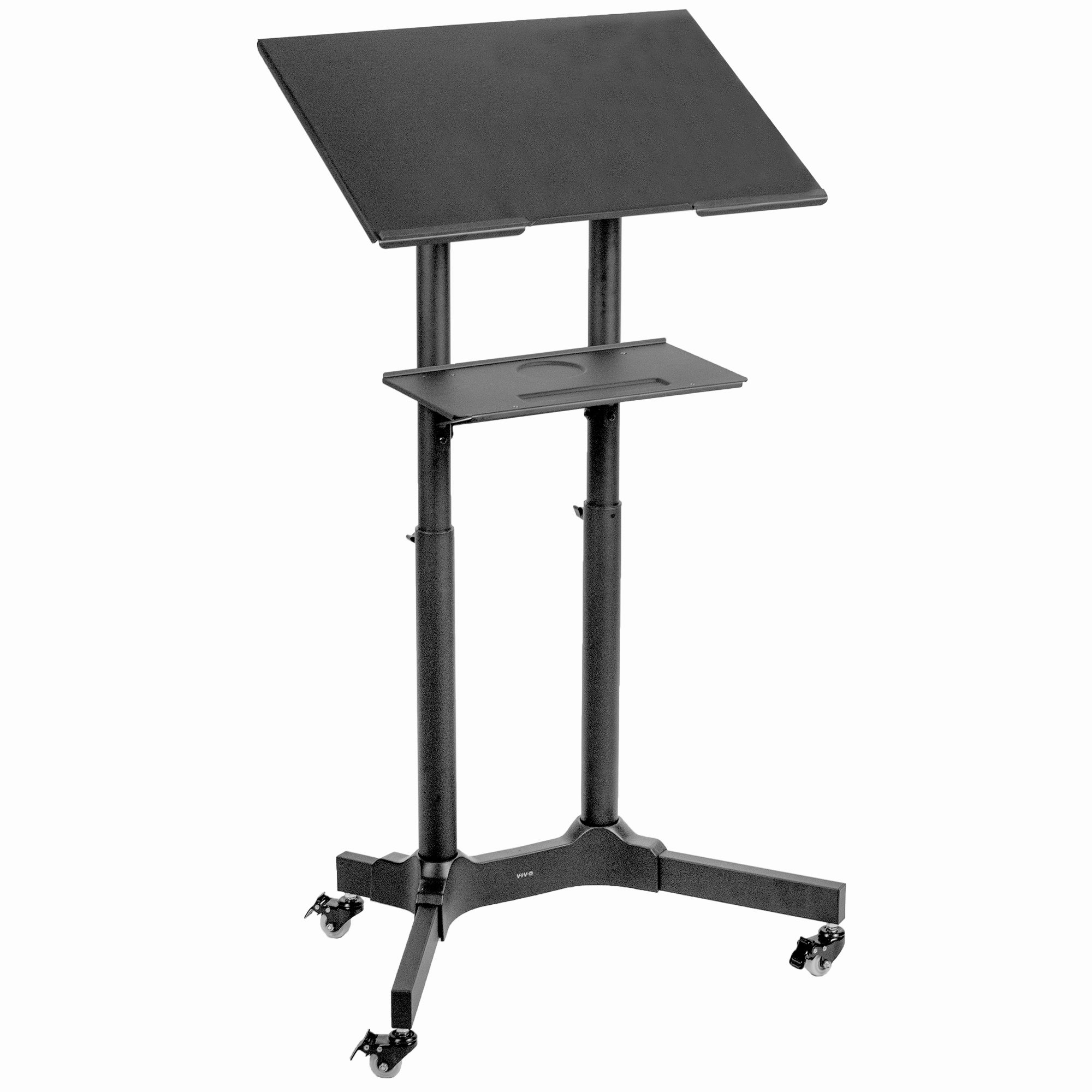 24" Multi-Purpose Mobile Podium – VIVO - desk solutions, screen ...
