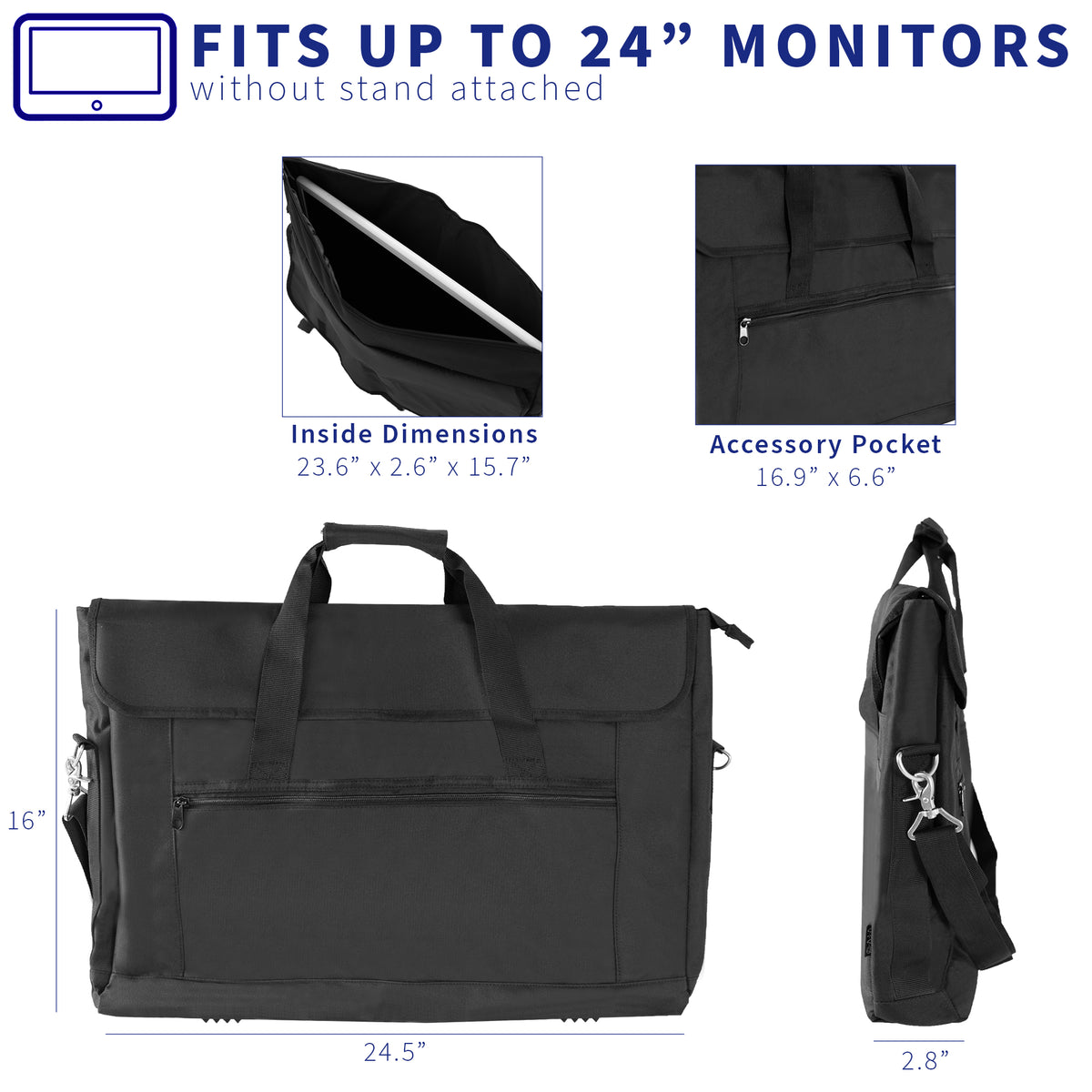 Monitor Travel Case – VIVO - desk solutions, screen mounting, and more