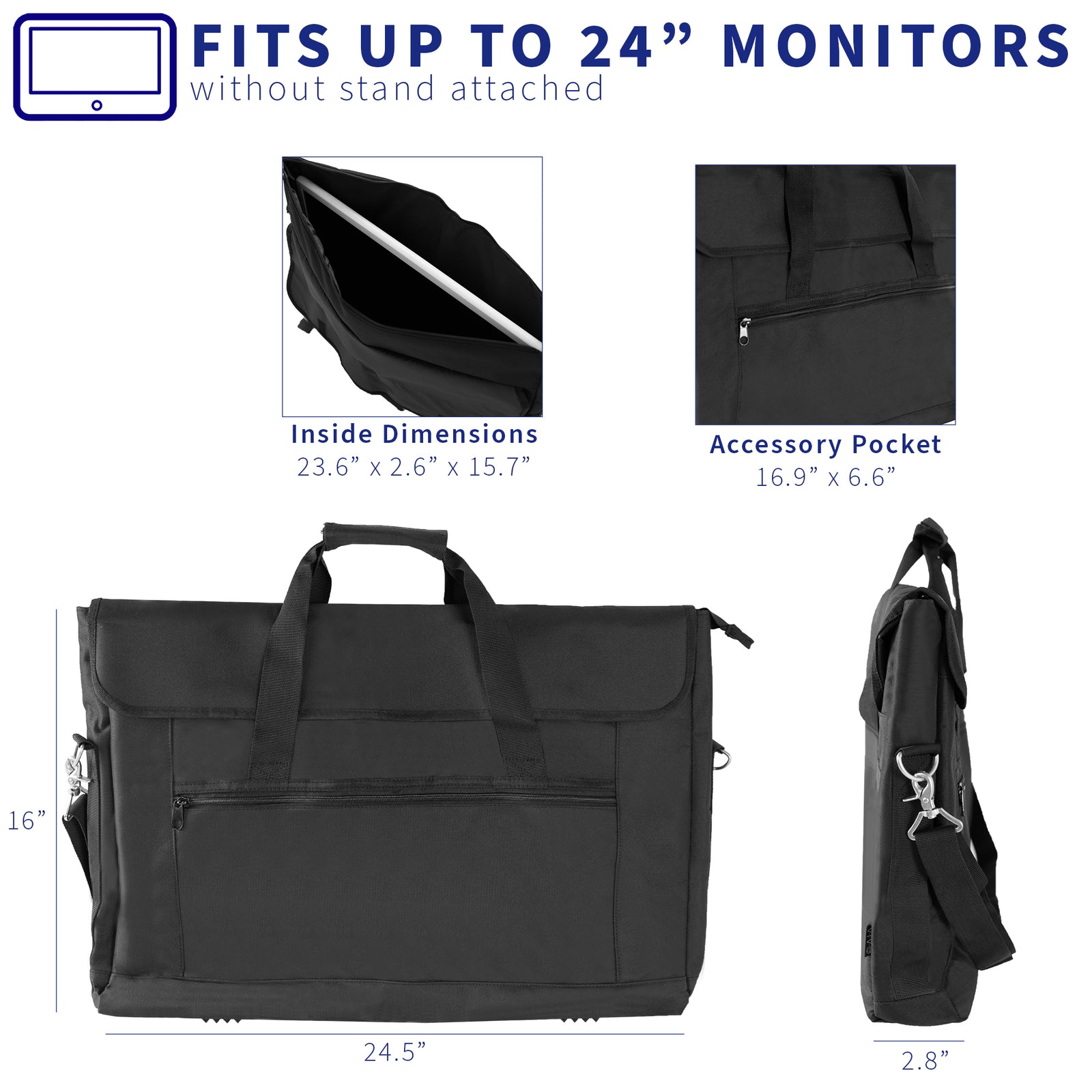Monitor Travel Case – VIVO - desk solutions, screen mounting, and more