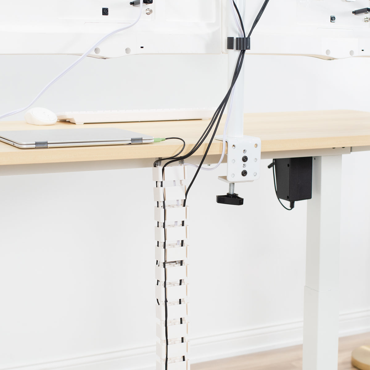 Vertebrae Cable Management Kit for Desk – VIVO - desk solutions, screen ...