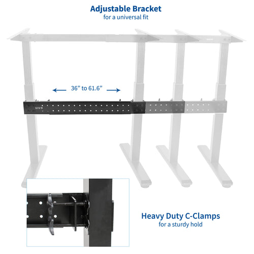 Clamp-on Desk Stabilizer – VIVO - desk solutions, screen mounting, and more