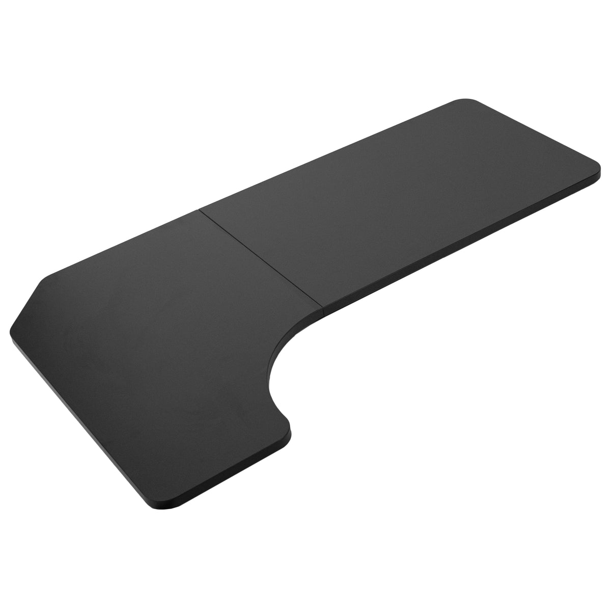 Black 58" x 35" Reversible Corner Table Top – VIVO - desk solutions ...