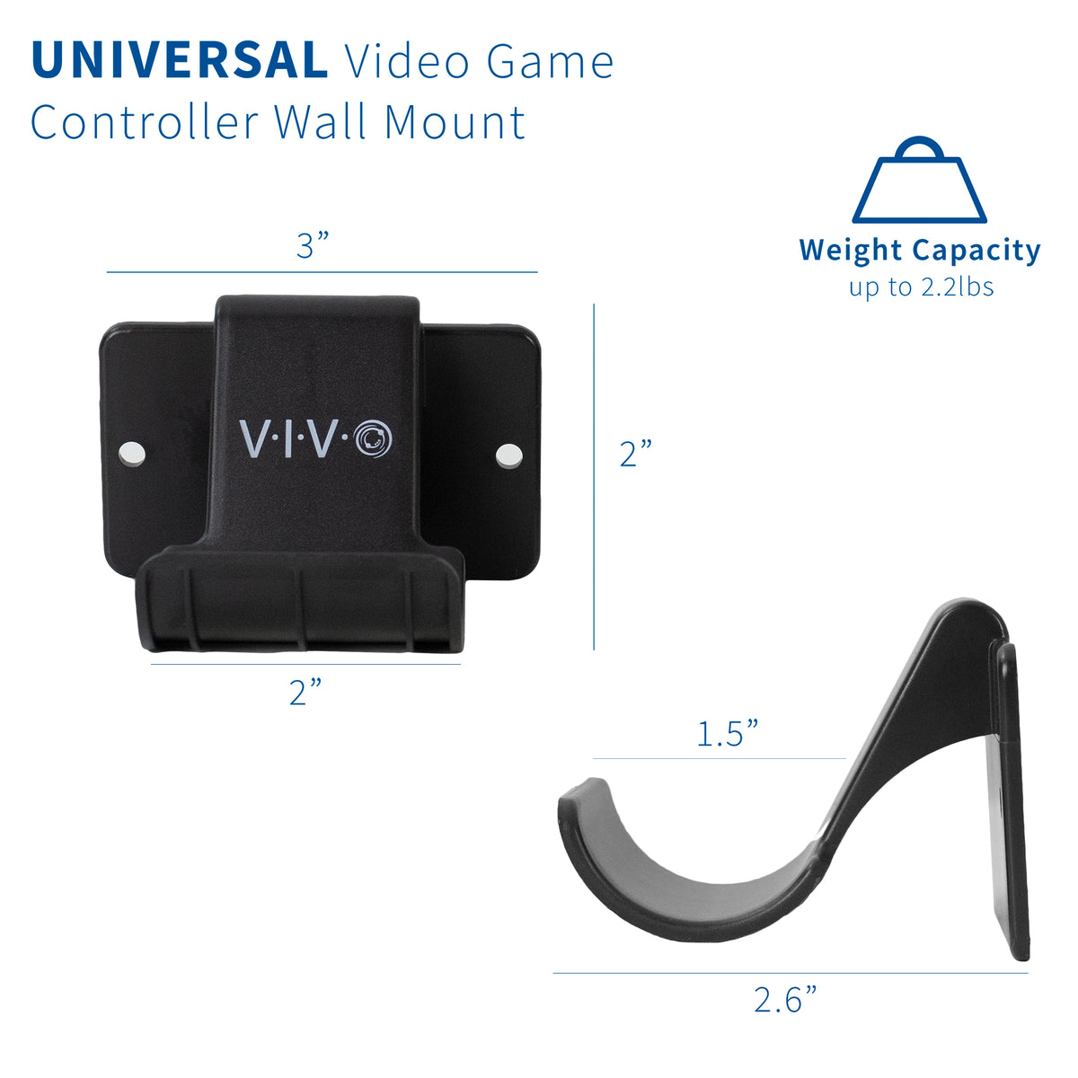 Video Game Controller Wall Mount (2 Pack) – VIVO - desk solutions ...