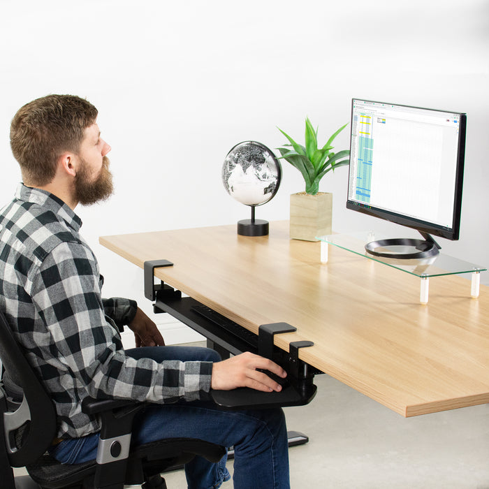 Clamp-on Mouse Pad – VIVO - desk solutions, screen mounting, and more