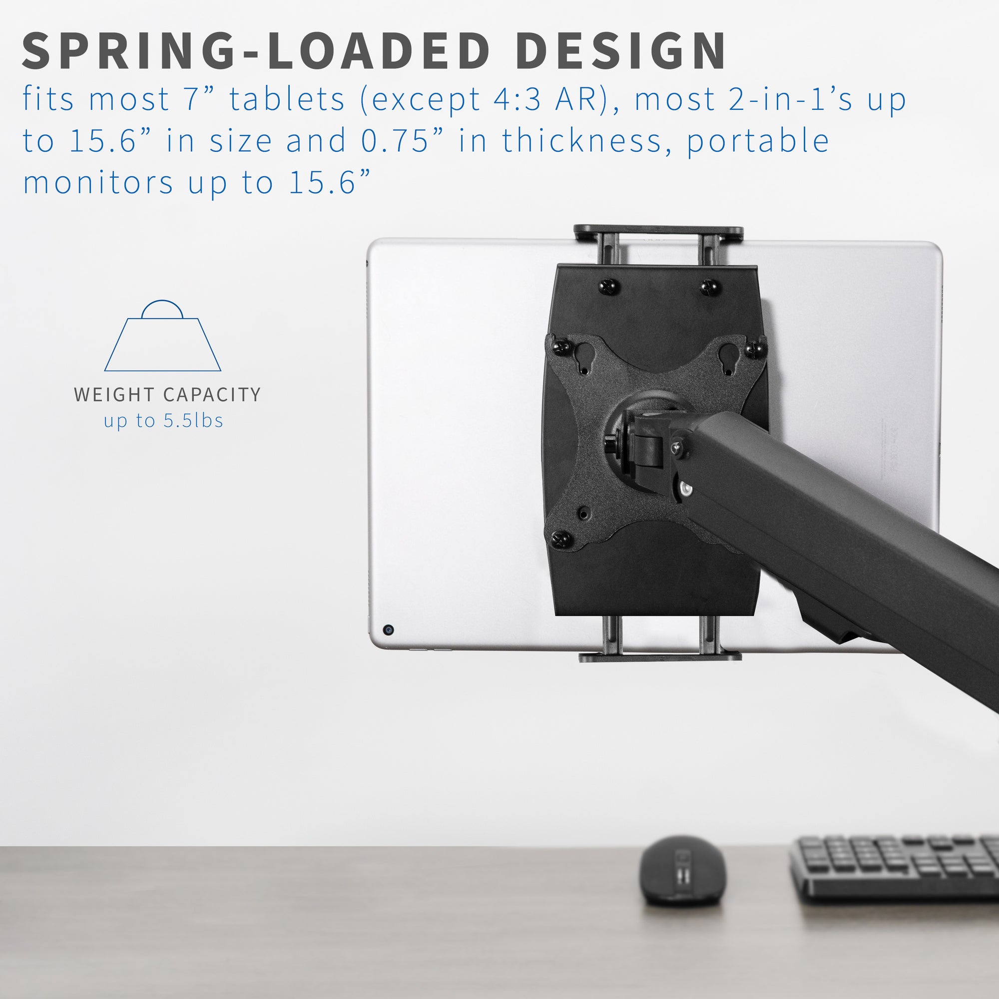 Universal VESA Holder for Tablets, 2-in-1 Laptops, Portable Monitors ...
