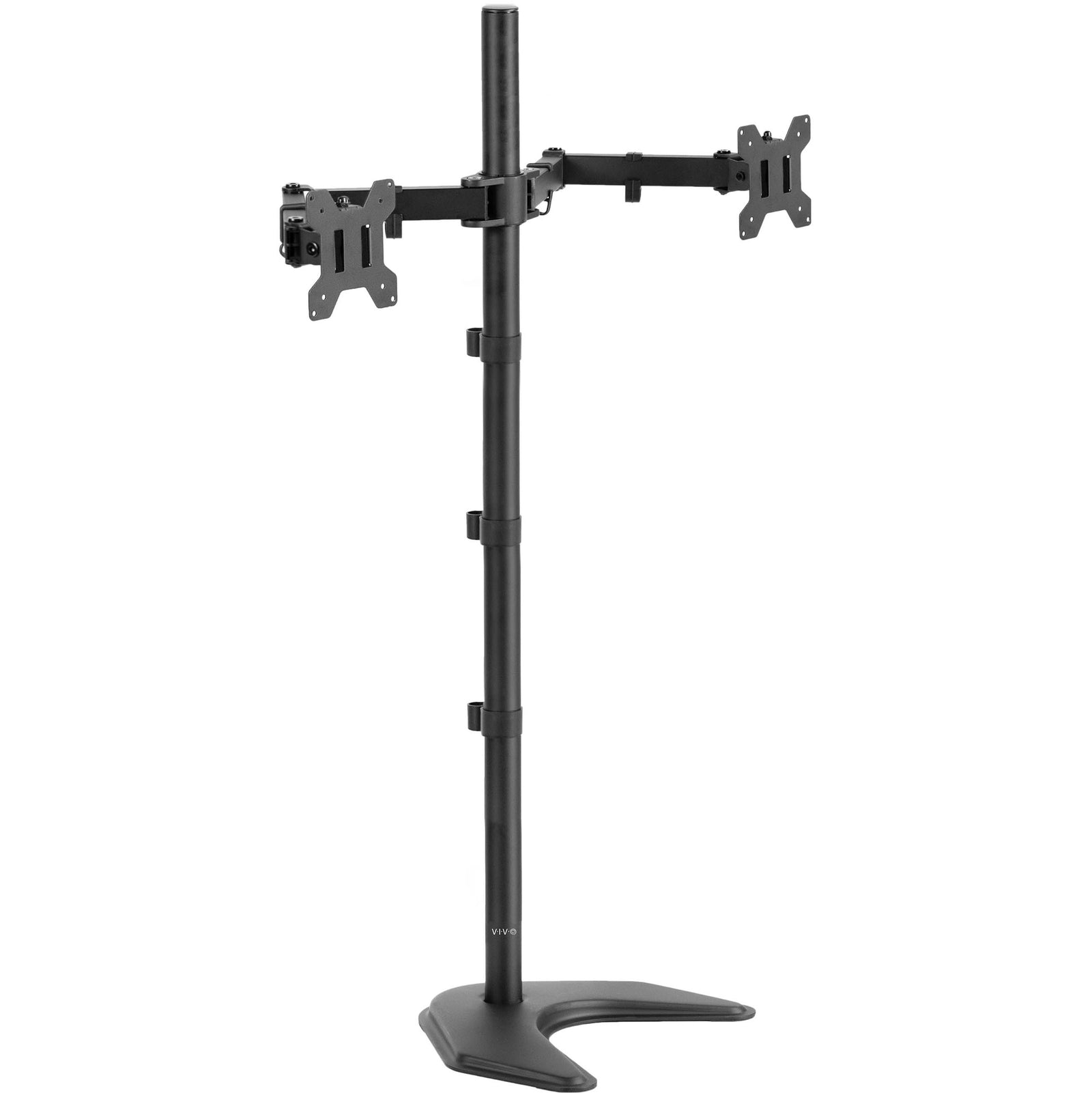 Dual 13" to 27" Monitor Extra Tall Desk Stand – VIVO - desk solutions ...